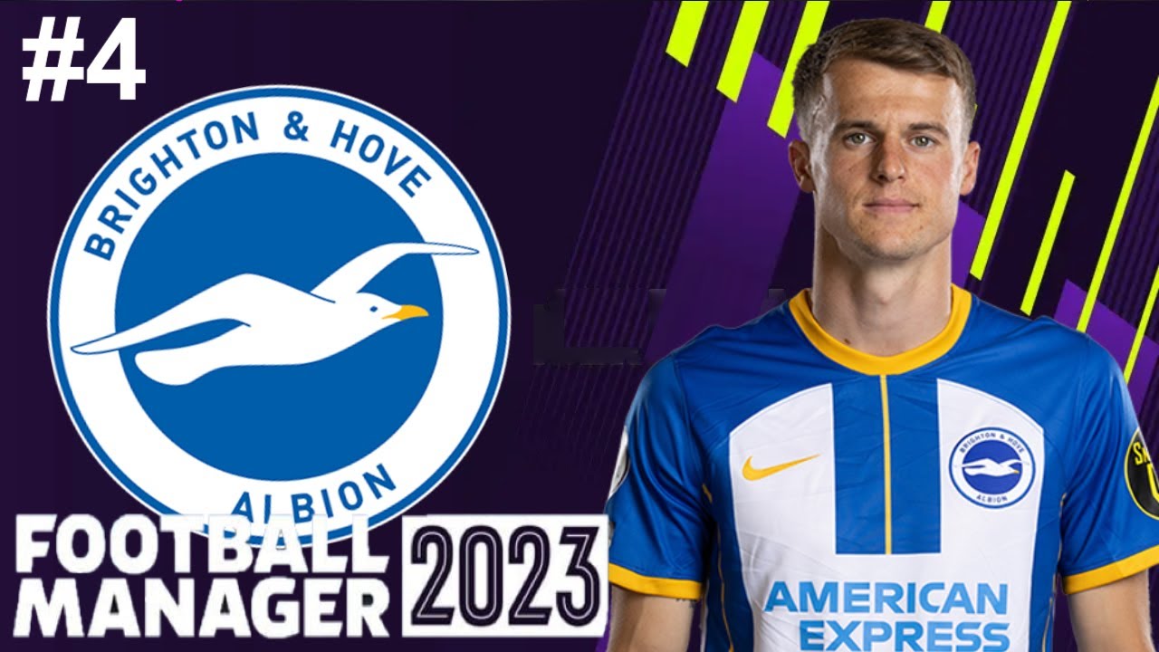 BRIGHTON AND HOVE ALBION FOOTBALL MANAGER !! EP 4 FIGHTING FOR TOP HALF ...