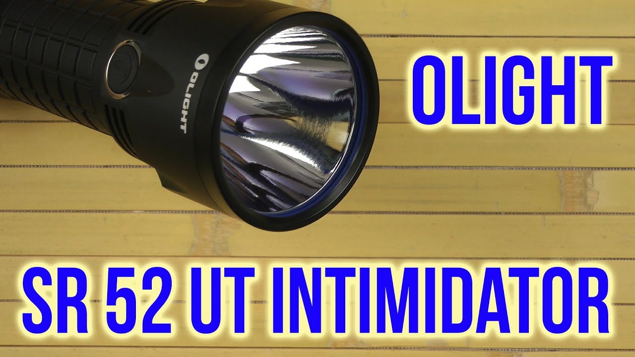 Распаковка Olight SR 52 UT Intimidator Black 23702153 - YouTube