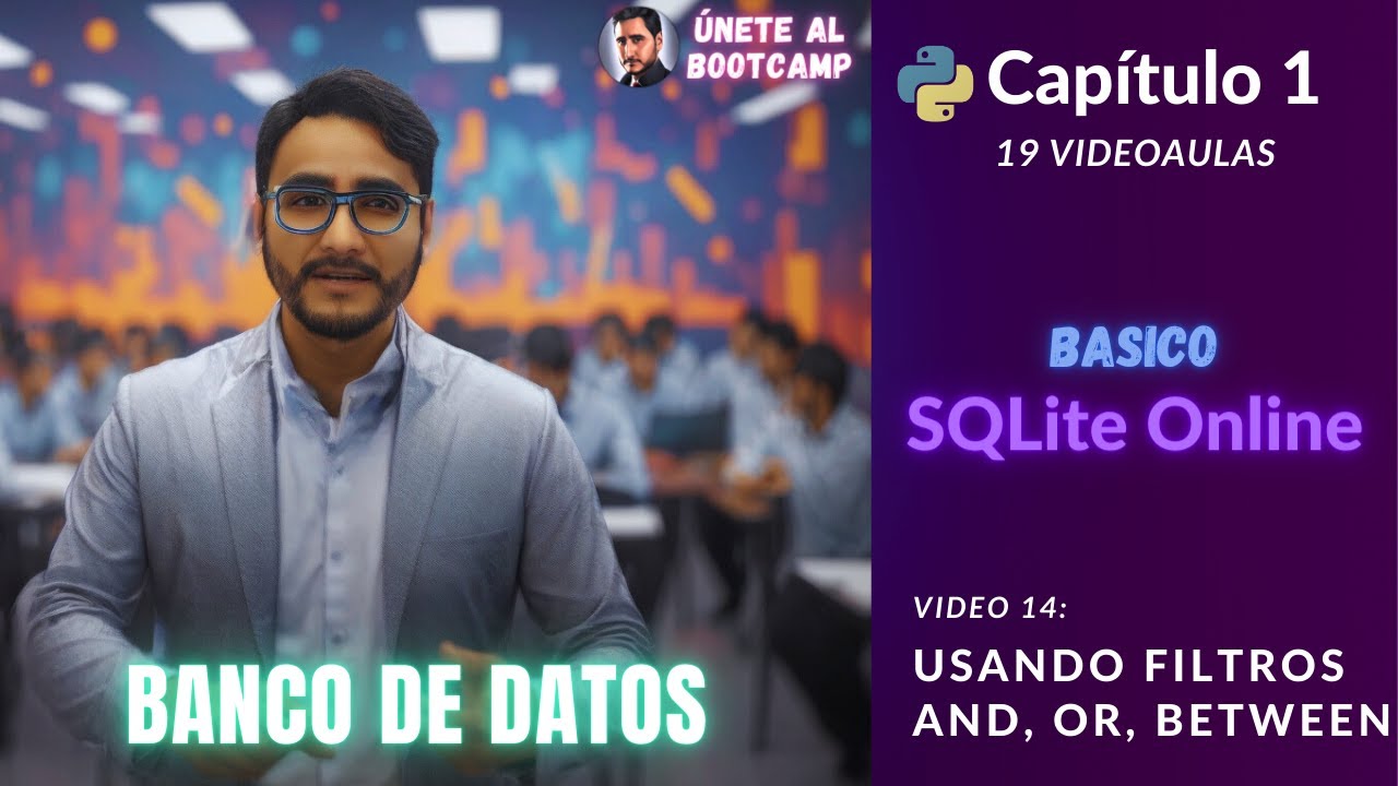 SQLite Básico #14 - Cómo usar filtros AND, OR, BETWEEN - YouTube