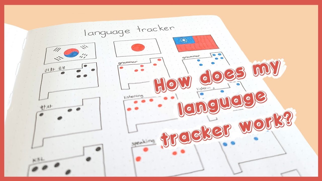 How does my language tracker work? 제 언어공부 트래커 | EN/KR 자막 - YouTube