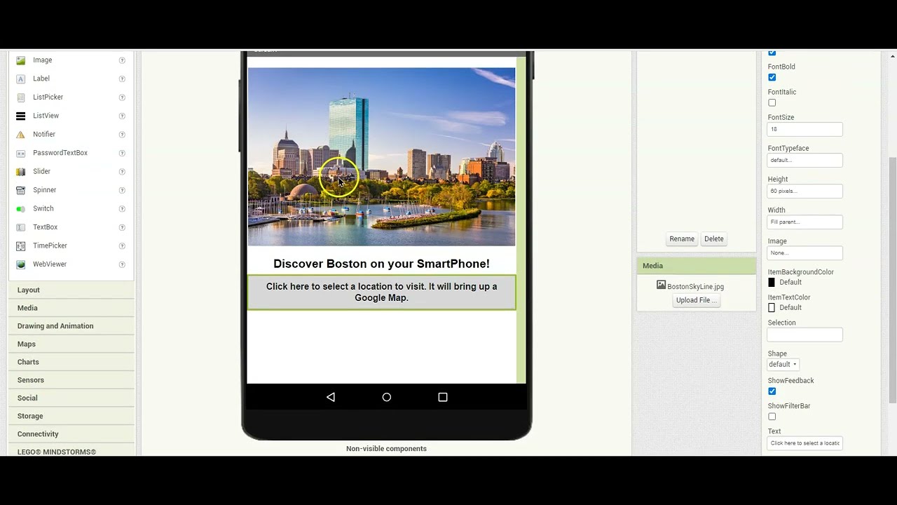 App Inventor Map App - YouTube