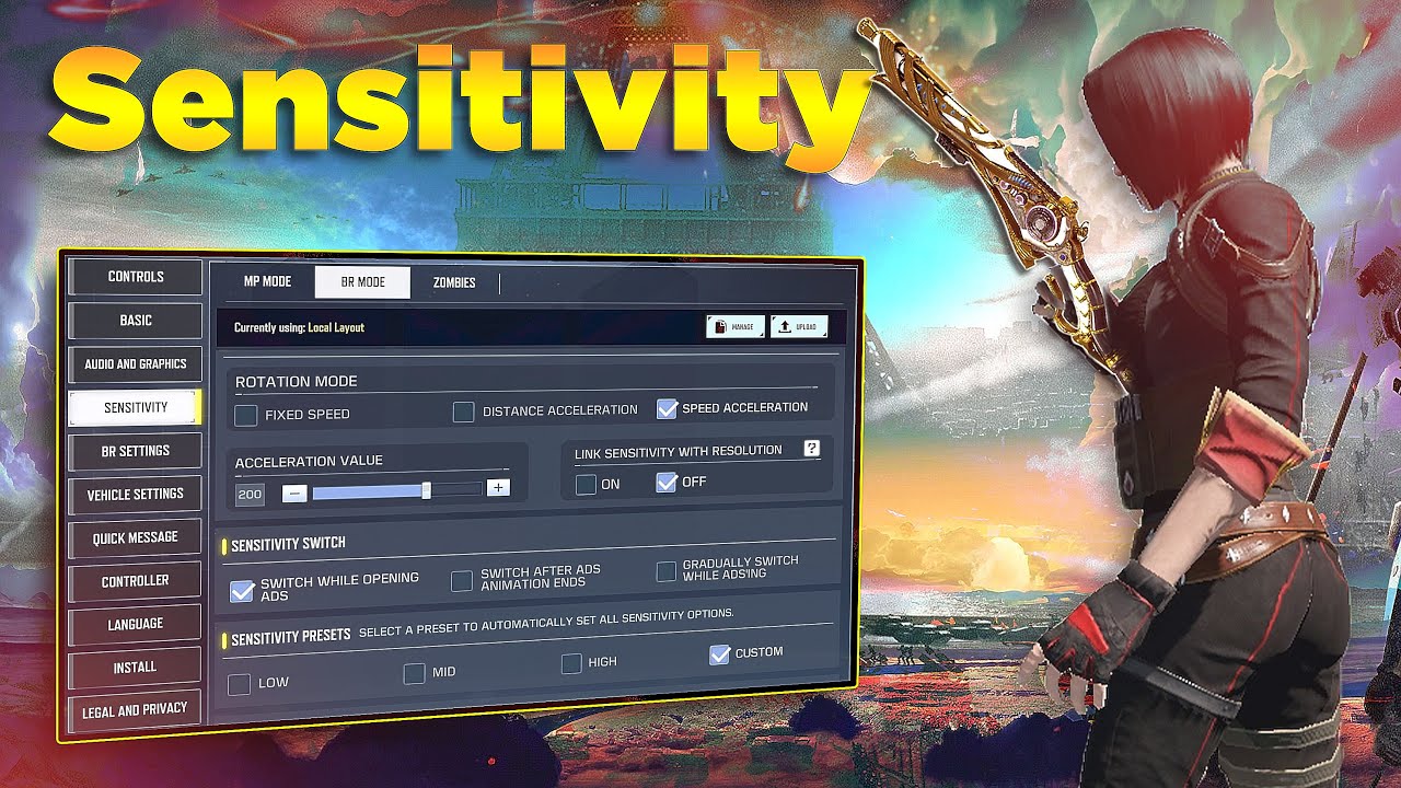 This High Sensitivity Make You FASTER in Call of duty mobile - YouTube