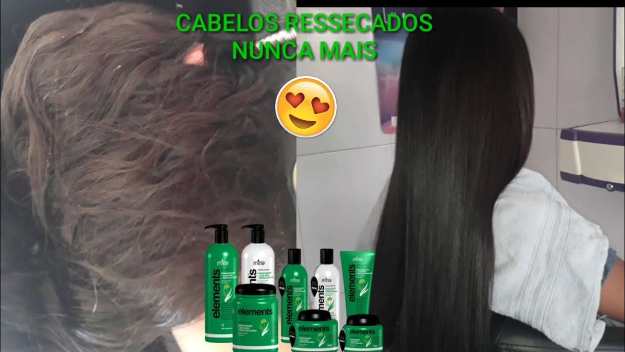 TRATANDO CABELO RESSECADO | MASCARA ELEMENTS MIRRA COSMÉTICOS ...