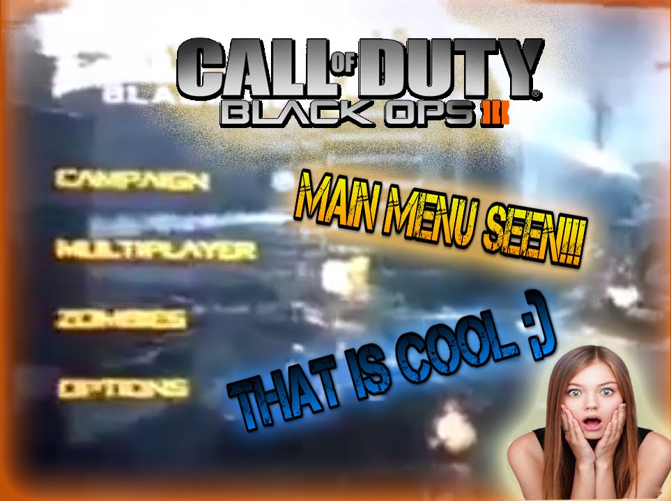 call of duty black ops 3 main menu seen !!! - YouTube