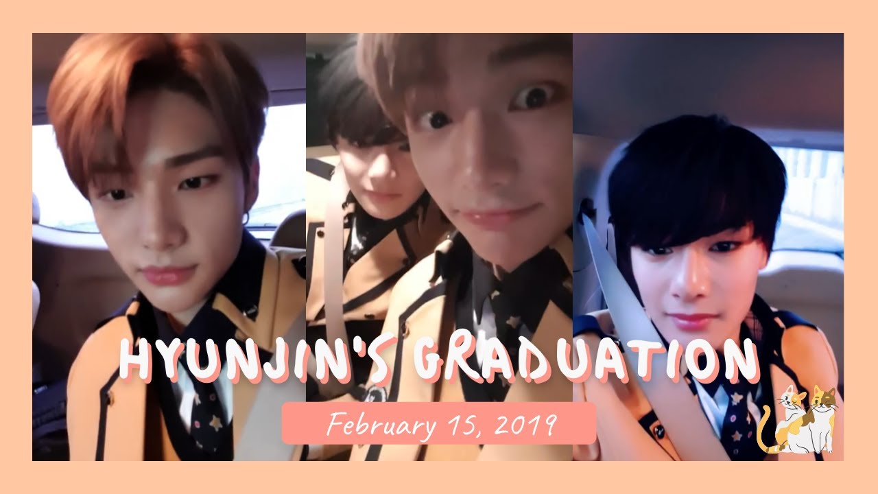 [Older Stray Kids Live] 190215 Hyunjin's Graduation - YouTube