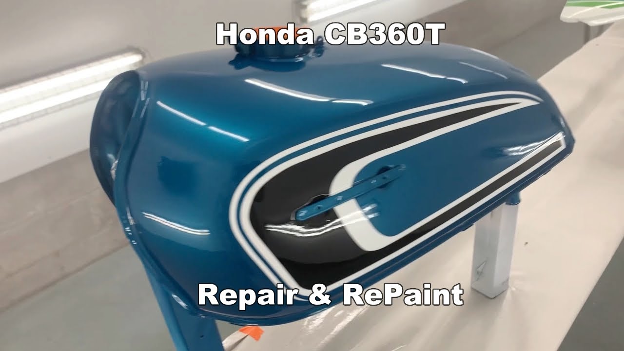 Honda CB360T - Body Work and Re-Paint - YouTube