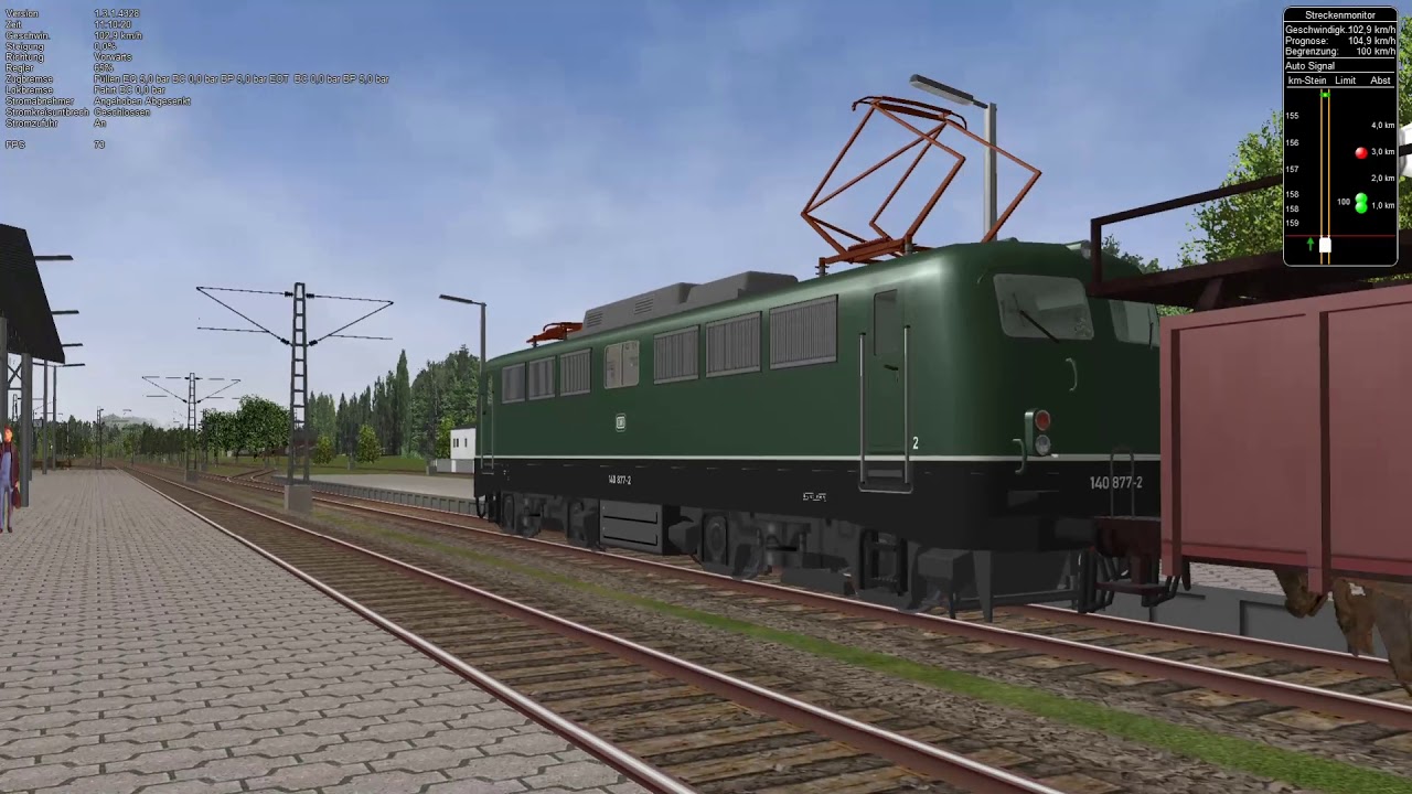 Microsoft Train Simulator Gameplay HD - GR - Rollbahn - Güterzugtag ...