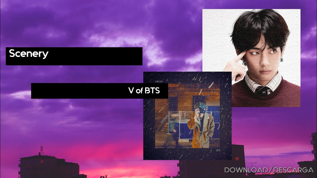 V (BTS) - 풍경 (Scenery) (DESCARGA/DOWNLOAD) - YouTube