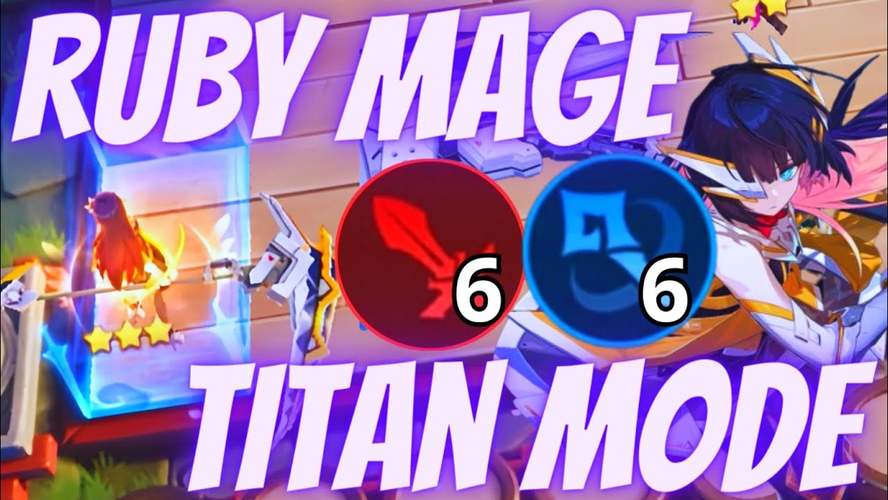 TUTORIAL LING SKL 2‼️RUBY MAGE TITAN MODE GEDE BANGET COY !! CARA MAIN ...