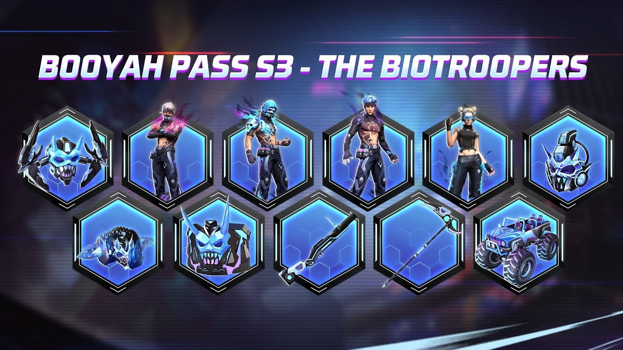 Booyah Pass Season 3 - The Biotroopers Telah Datang! | Garena Free Fire ...