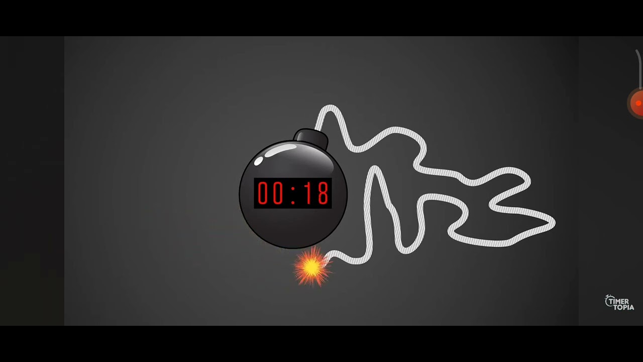 60 Second Timer [1 Minute] With Bomb - YouTube