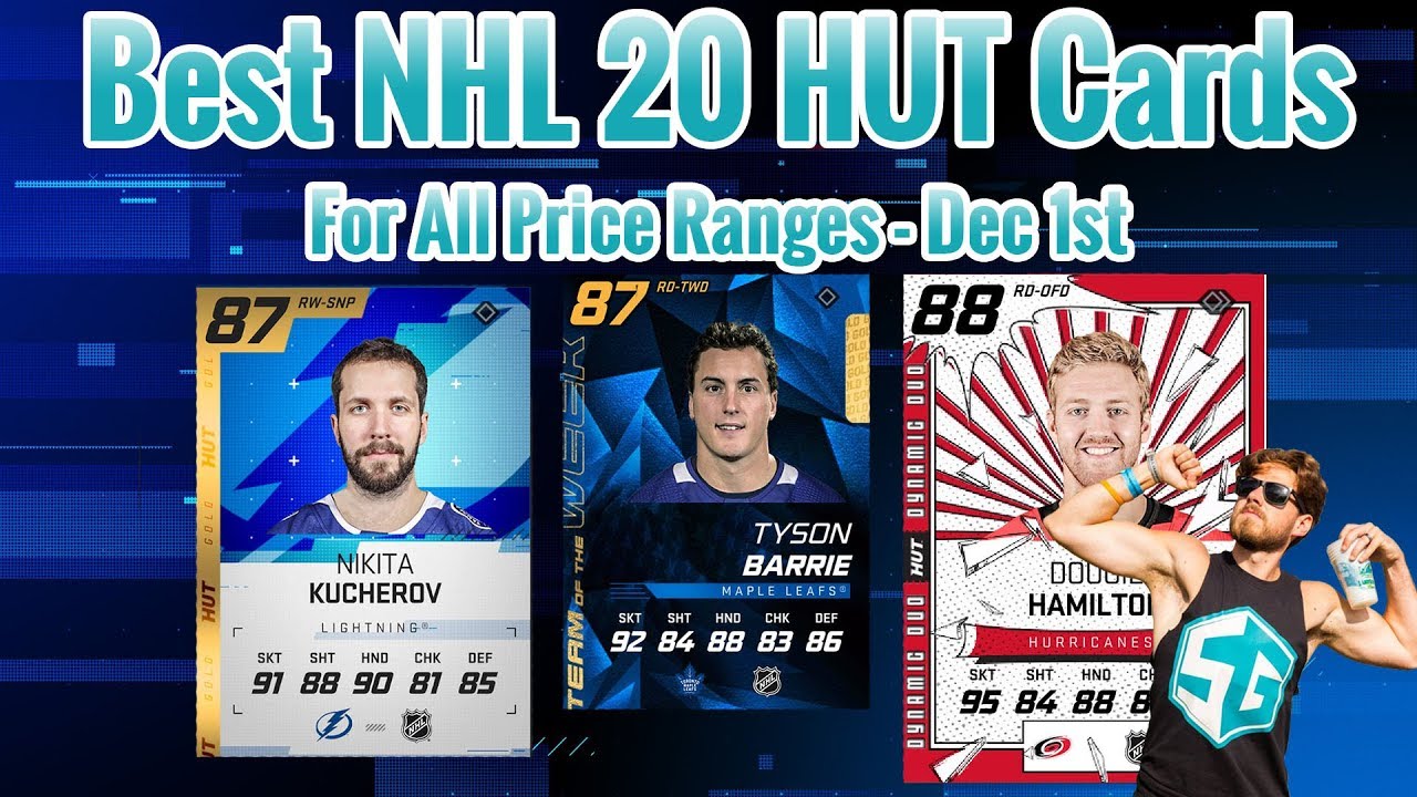 Best NHL 20 HUT Cards For All Ranges - YouTube