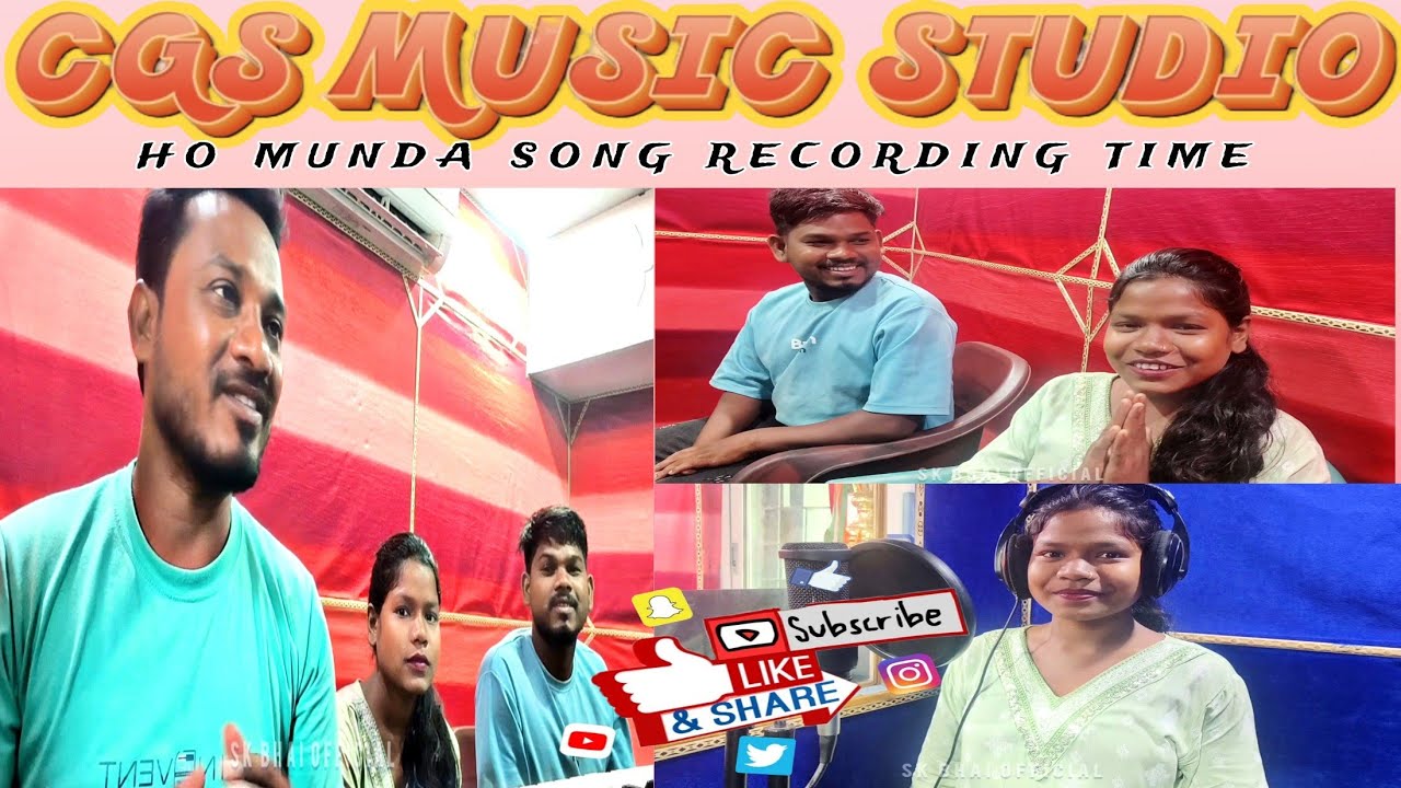 New Ho Munda Song 2025 || CGS Music Studio|| Recording Time|| Ho Munda ...