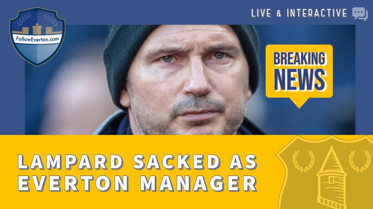 EVERTON SACK FRANK LAMPARD - REACTION - YouTube