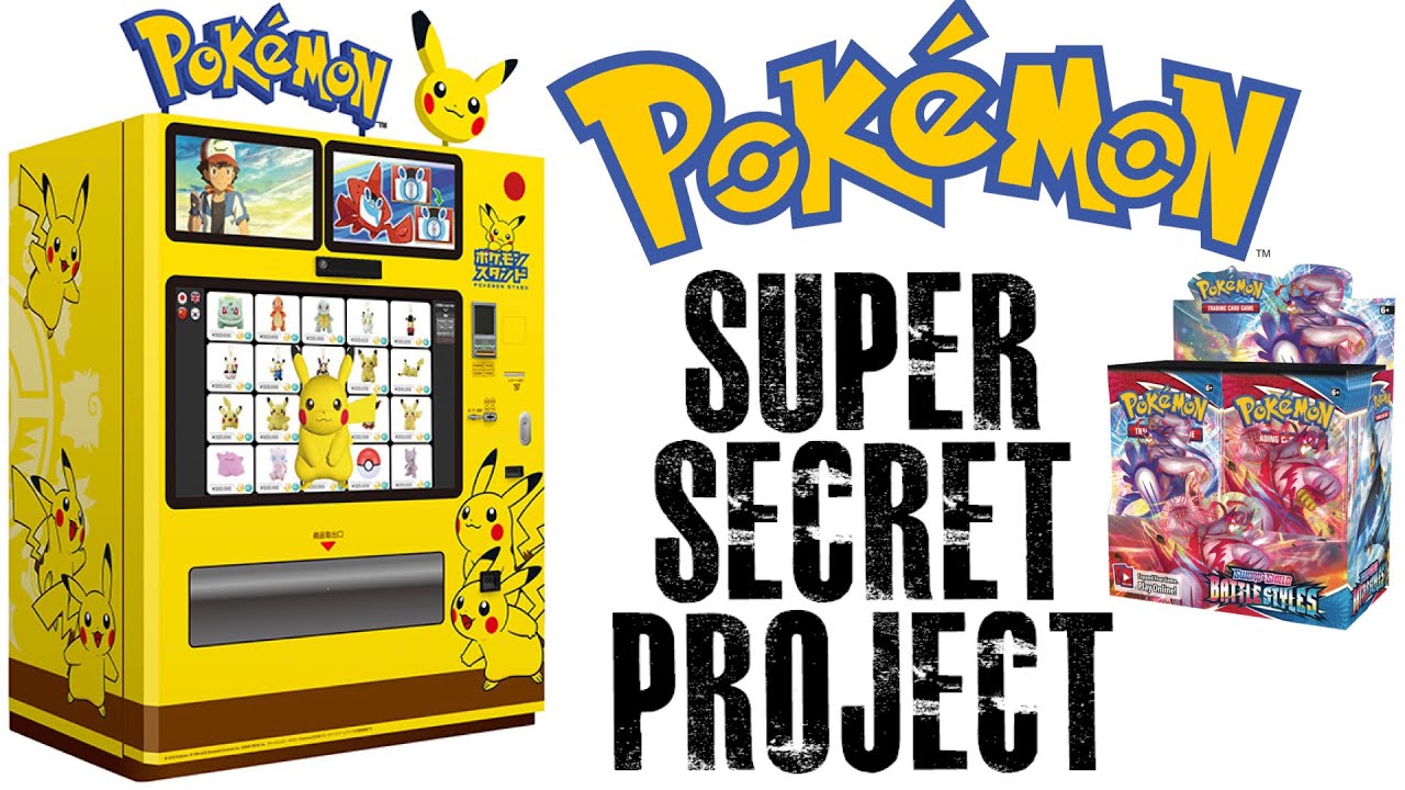 POKEMON INTRODUCES THEIR NEW VENDING MACHINES! and the secret to find ...