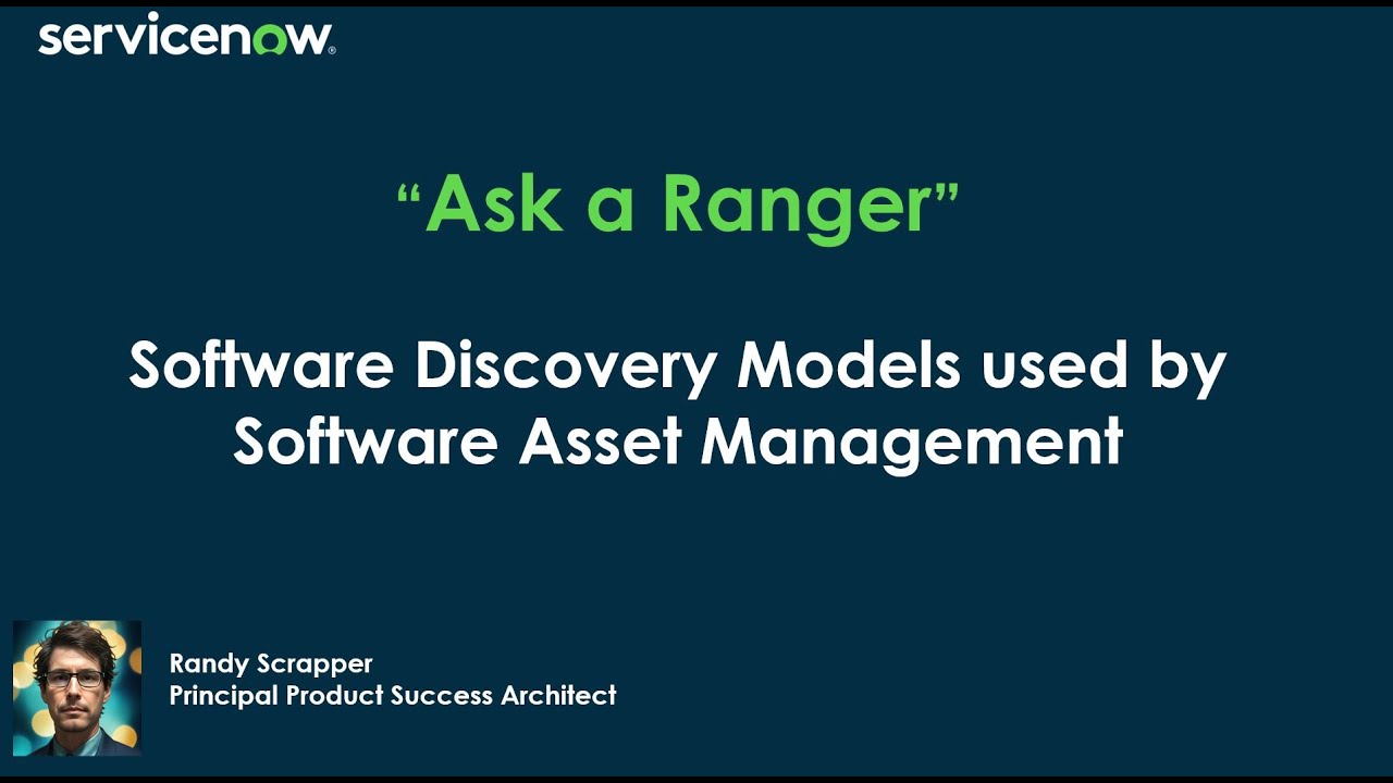 Software Discovery Models used by SAM - YouTube