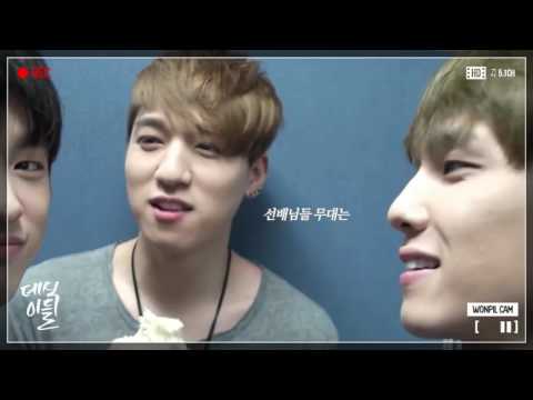데이식스(DAY6)성진,원필과  갓세븐(GOT7) 진영 선배님 무대평가