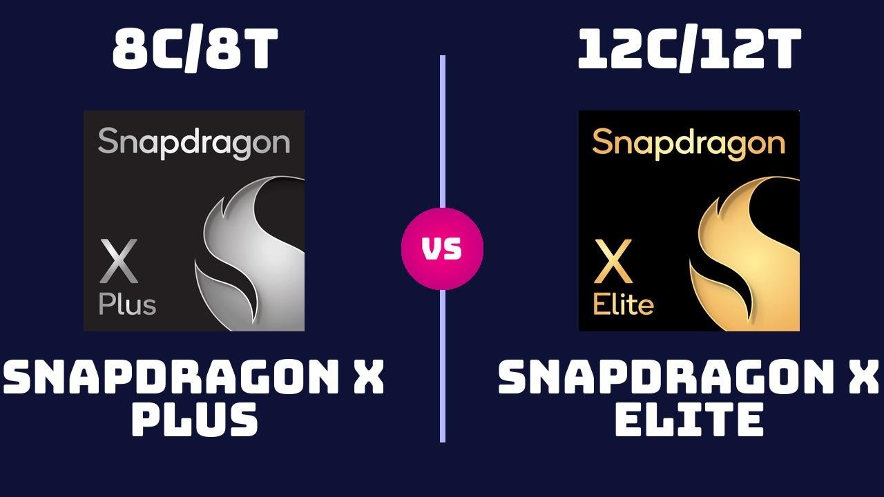 Qualcomm Snapdragon X Plus (X1P-42-100) vs Snapdragon X Elite (X1E-80 ...