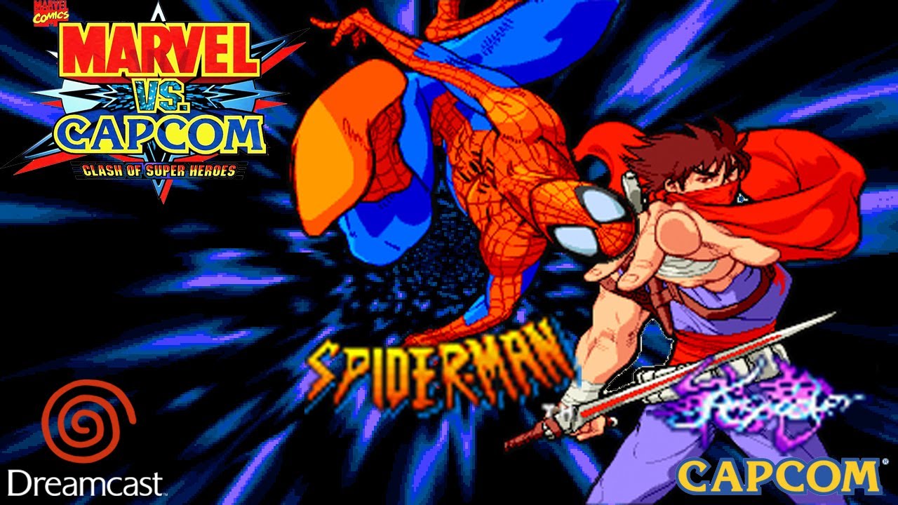 Marvel vs Capcom (Dreamcast) - Spider-Man & Strider Hiryu - YouTube