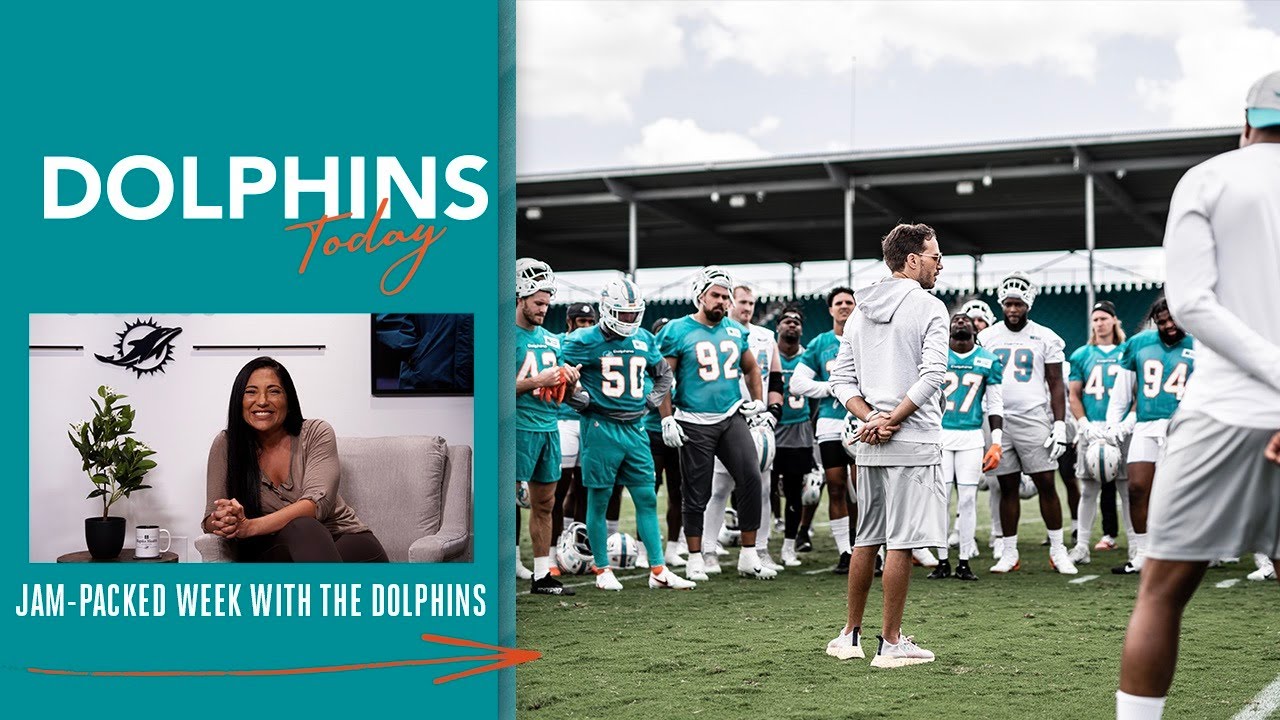BACK AT IT WITH A JAM-PACKED WEEK | DOLPHINS TODAY - YouTube