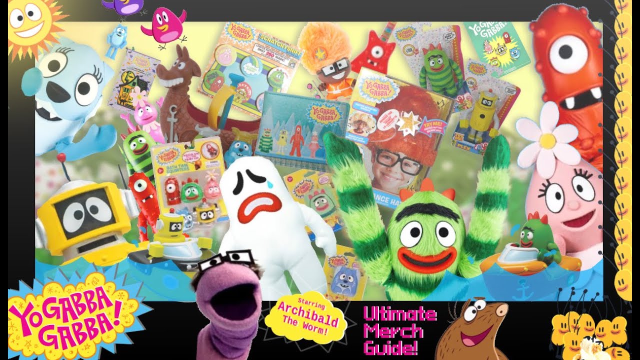 The Ultimate Guide to "Yo Gabba Gabba!" Merchandise! - YouTube