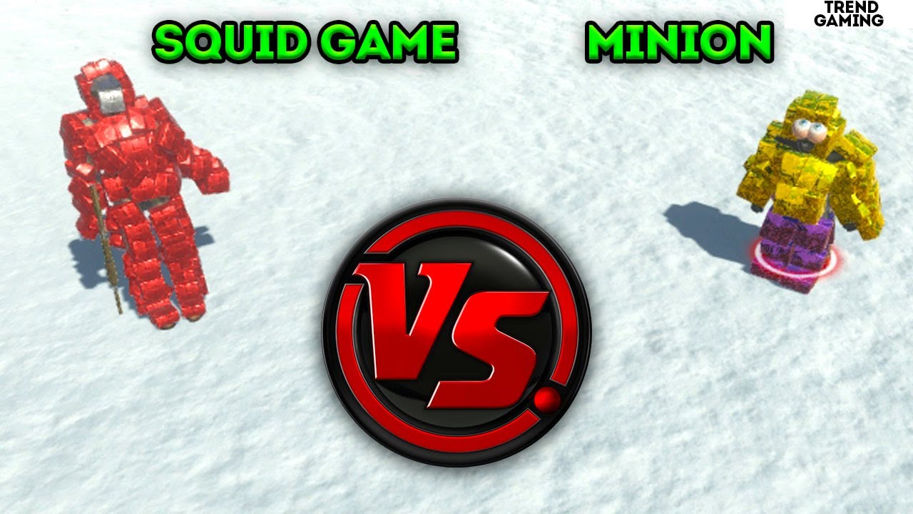 Squid Game vs Minion🦖 Animal Revolt Battle Simulator - YouTube