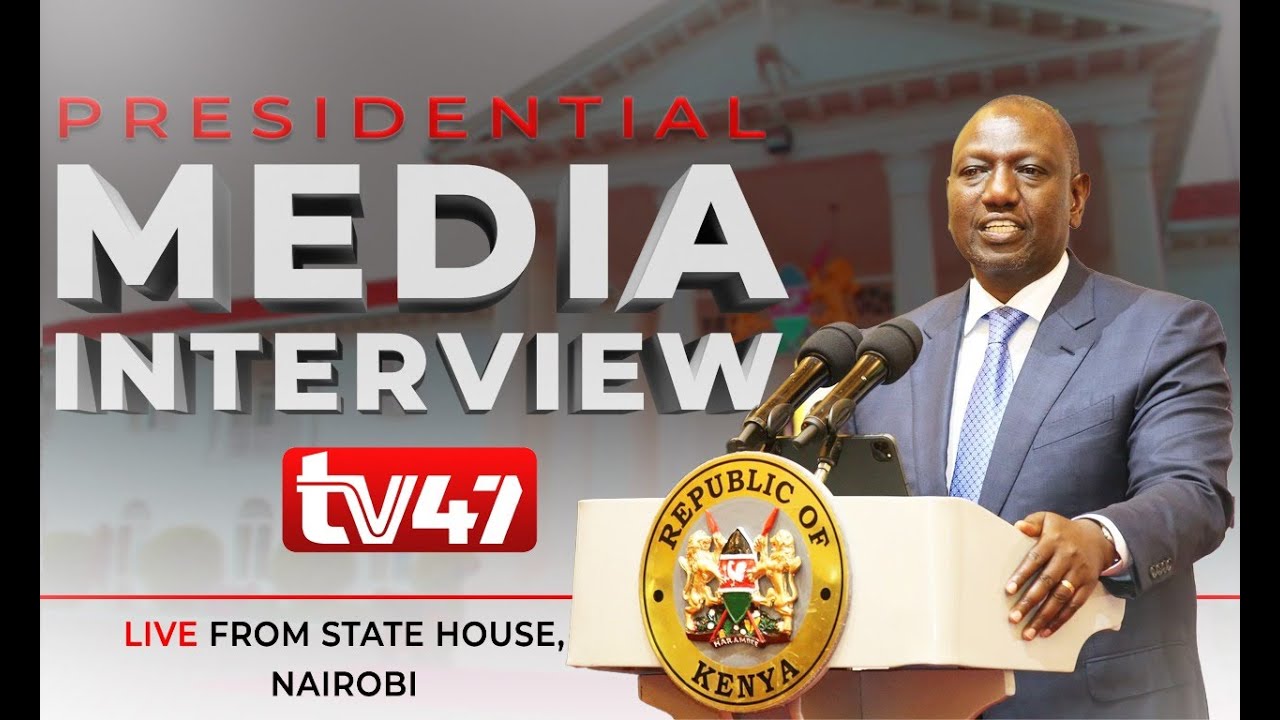 One-on-one with President William Ruto LIVE from State House - Part One ...