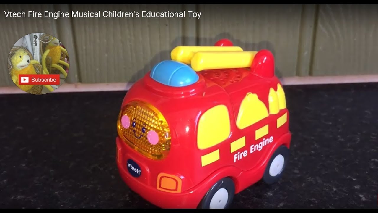 Vtech Fire Engine Musical Children's Educational Toy - YouTube