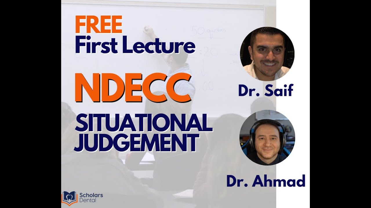 FREE First Lecture | NDECC Situational Judgement Course | NDEB ...