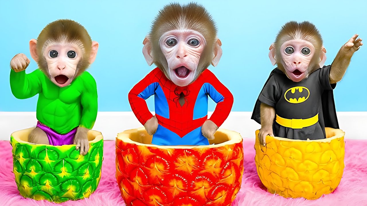 Monkey Bon Bon Becomes a Super Hero and Takes on the World Challenge ...