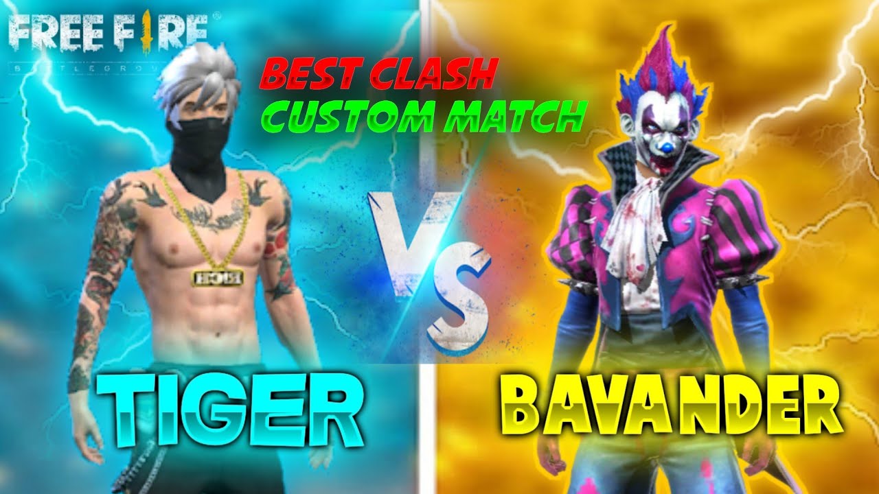 #TIGER VS #BHAVANDER - Best Clash Squad Custom Match | Garena Free Fire ...