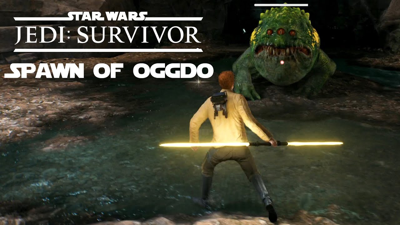 STAR WARS Jedi Survivor Defeat Spawn of OGGDO (A Toad) - YouTube