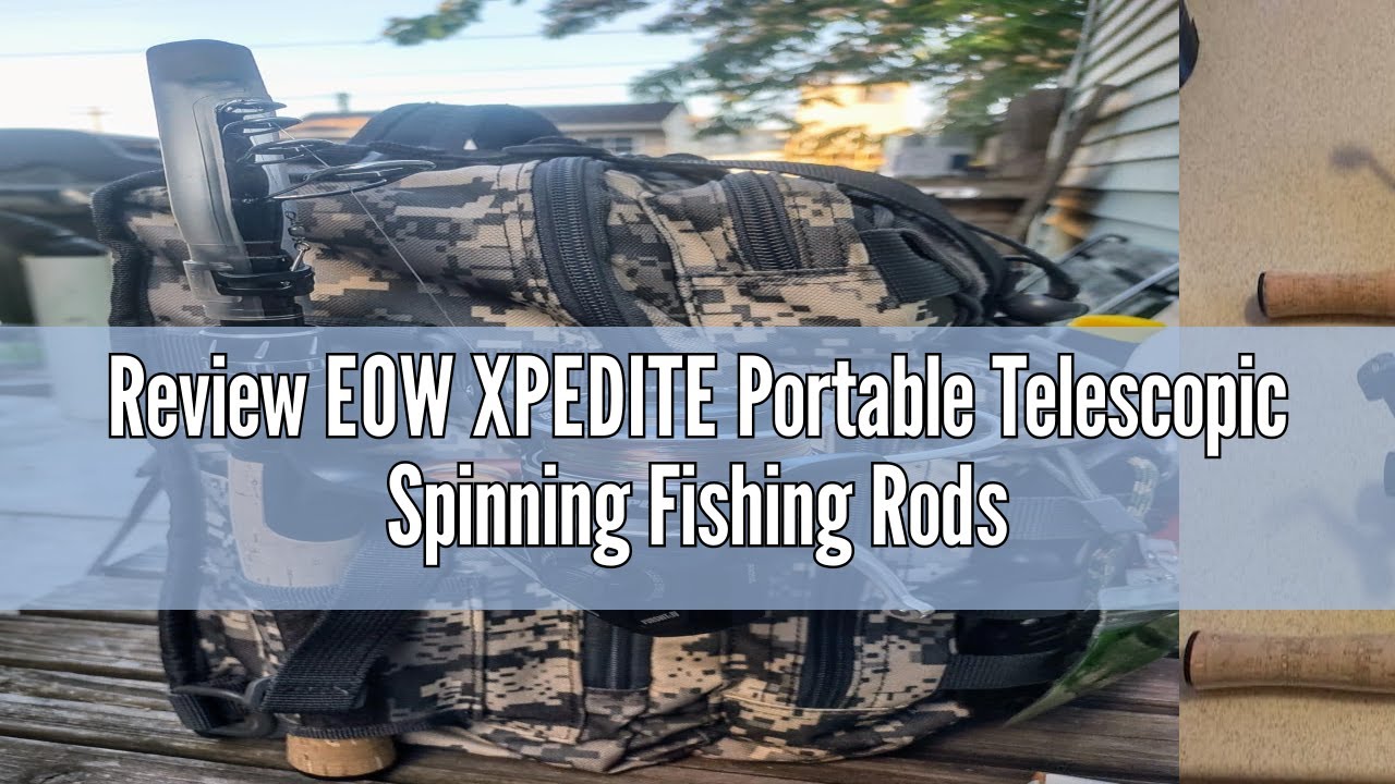 Review EOW XPEDITE Portable Telescopic Spinning Fishing Rods, 24T ...