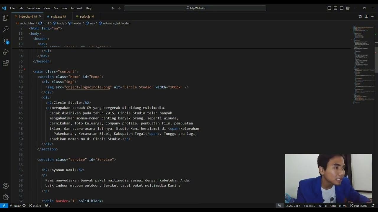 UTS Pemrograman Web 1 - YouTube
