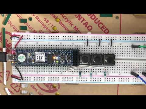 [FPGA] LED - uart (cmod A7 35t) - YouTube