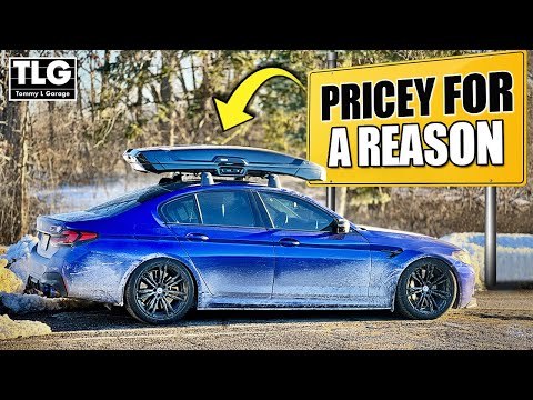 Thule Vector Alpine Dachbox auf einem BMW M5: Selbst installieren und testen