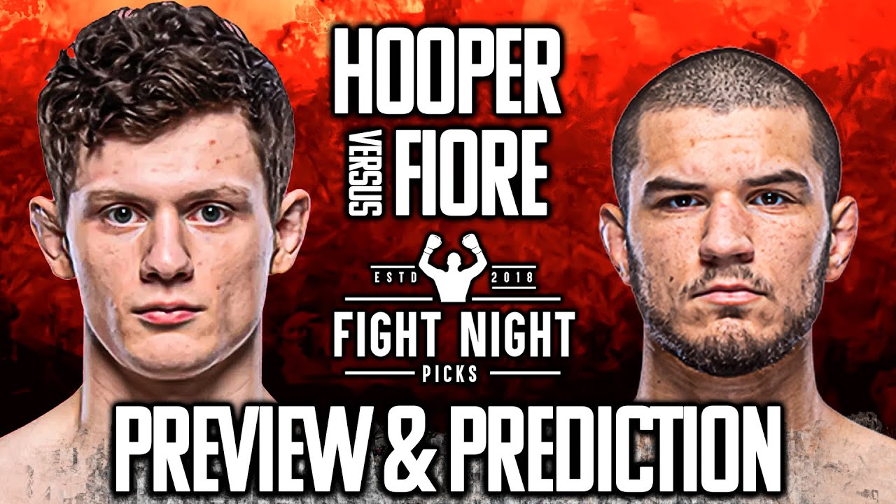 UFC Fight Night: Chase Hooper vs. Nick Fiore Preview & Prediction - YouTube