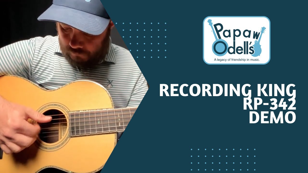 Recording King RP-342 Parlor Guitar Demo - YouTube