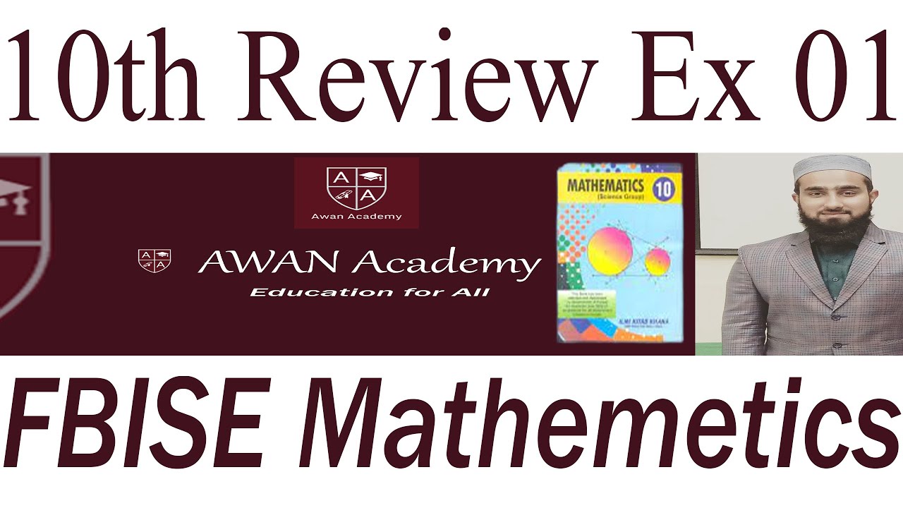 10 mathematics chapter 1 review exercise - YouTube
