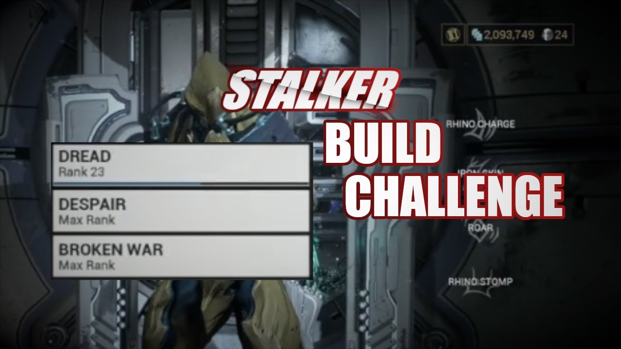 STALKER BUILD CHALLENGE! || Warframe - YouTube