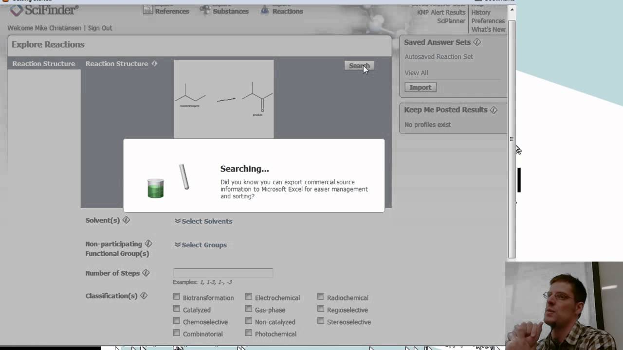 How to Use SciFinder Scholar - YouTube