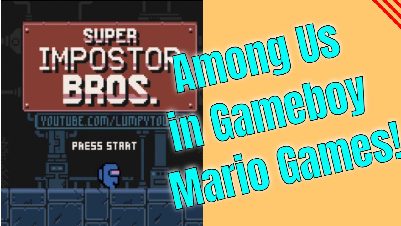Among Us but it's in Gameboy... (Super Imposter Bros) - YouTube