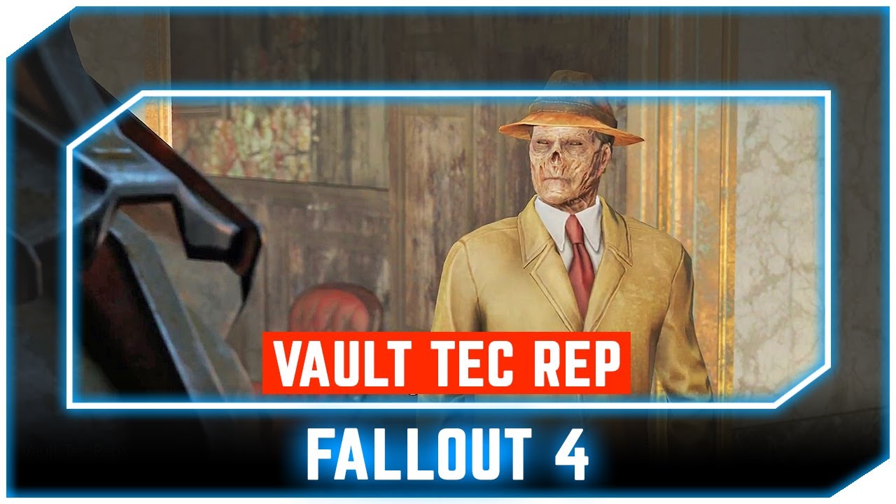 Fallout 4 - Vault Tec Rep - YouTube