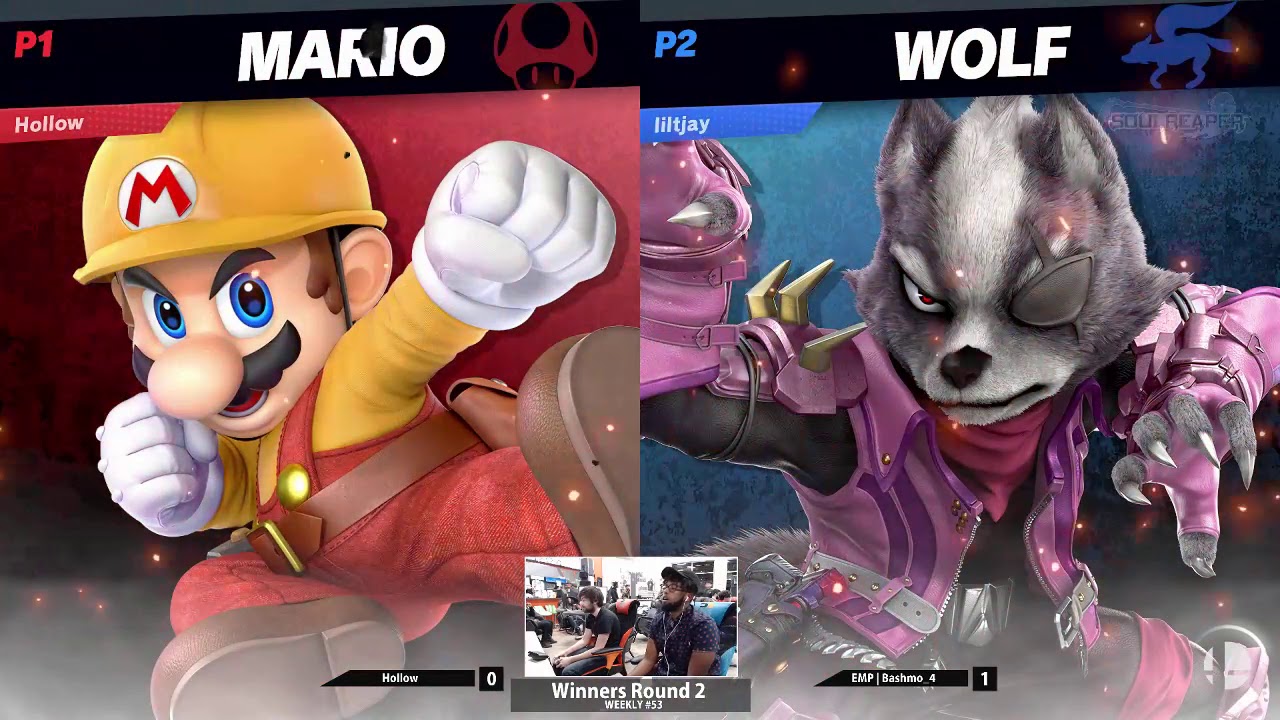 Hollow (Mario) vs. EMP | RS4TS | Bashmo_4 (Wolf) - Winners Round 2 ...
