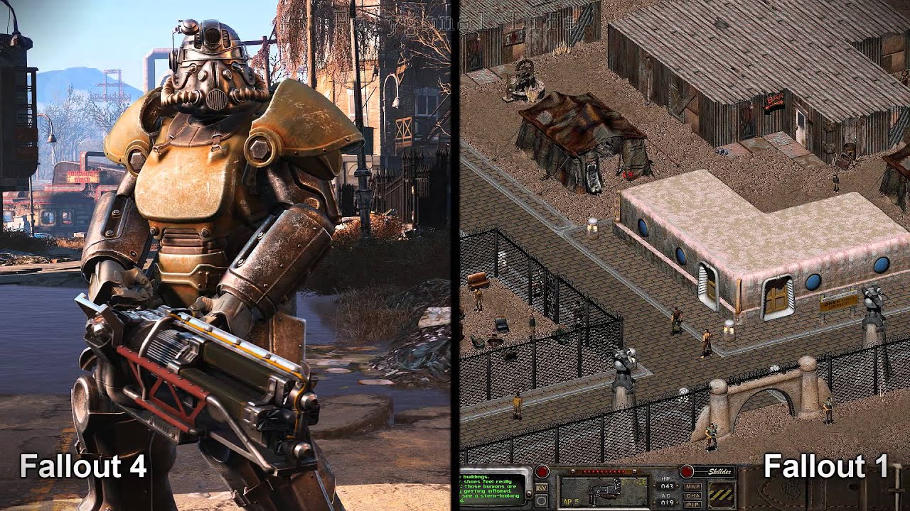 Fallout 4 vs Fallout 1 - Which Is Better? - YouTube