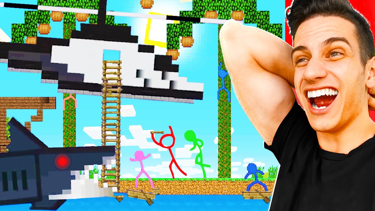 BEST STICKMAN FIGHT MINECRAFT ANIMATION! (TRY NOT TO LAUGH CHALLENGE ...