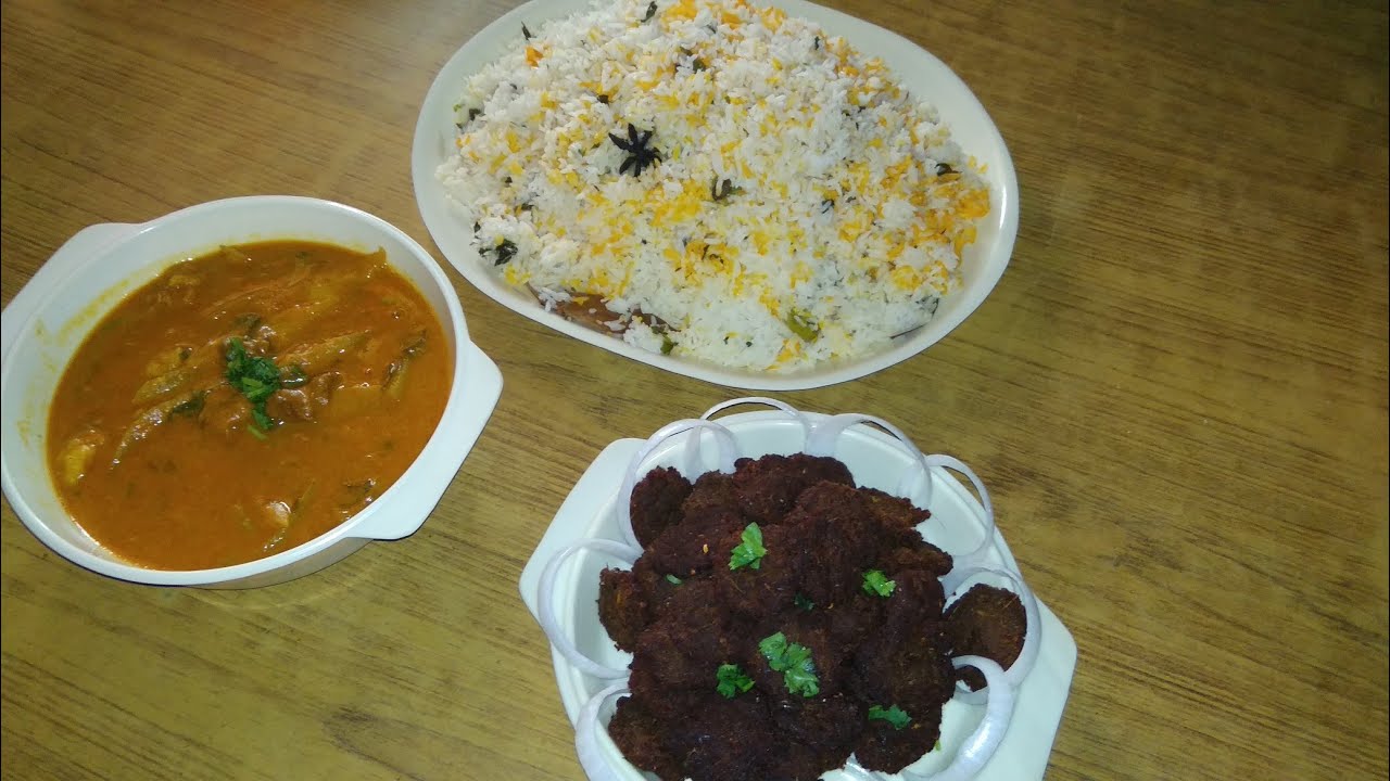 Complete Hyderabadi Lunch/Dinner Recipe||BAGARA RICE/DALCHA/KOFTA ...