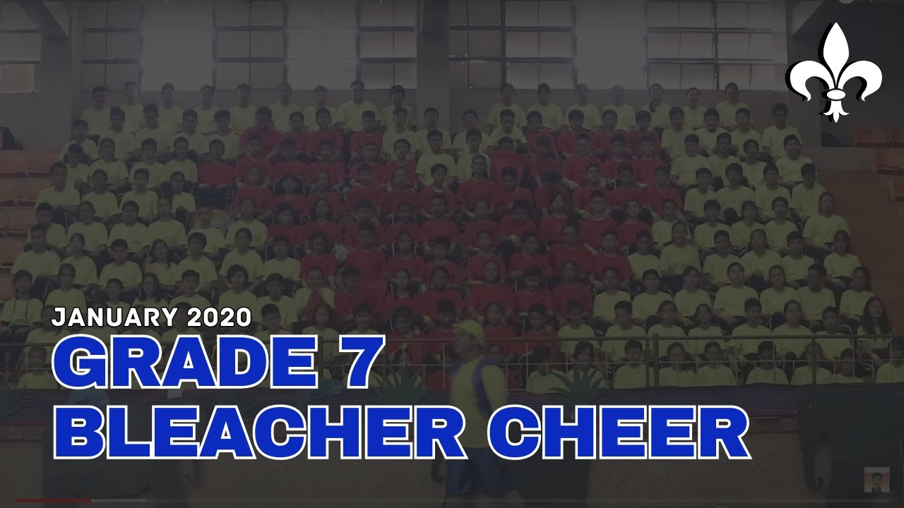 SLU Junior High School Bleacher Cheer 2020 (Grade 7) - YouTube