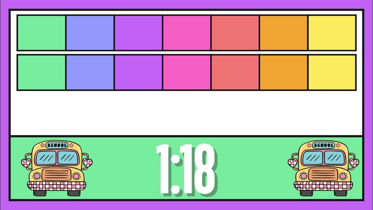 Pastel Square 2 minute timer - YouTube