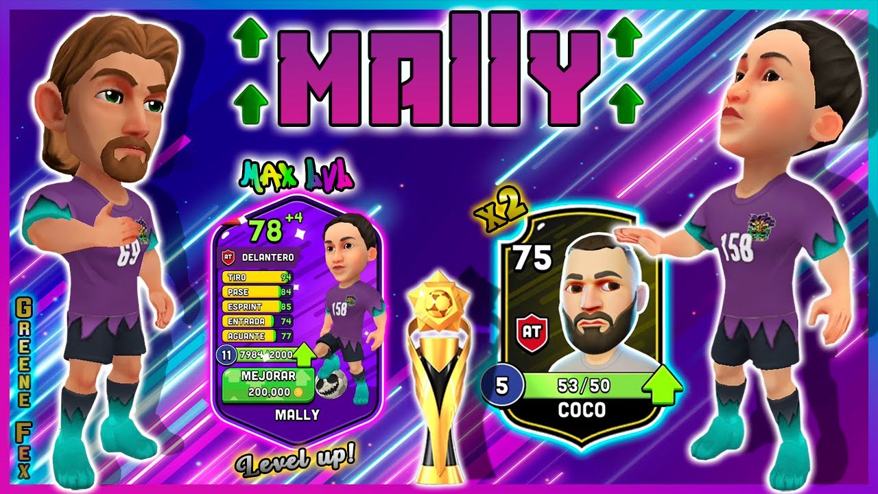 Mini Football | RARE TEAM AT MAX LEVEL | MALLY (Max Level)⬆️ | COCO x2🏆 ...